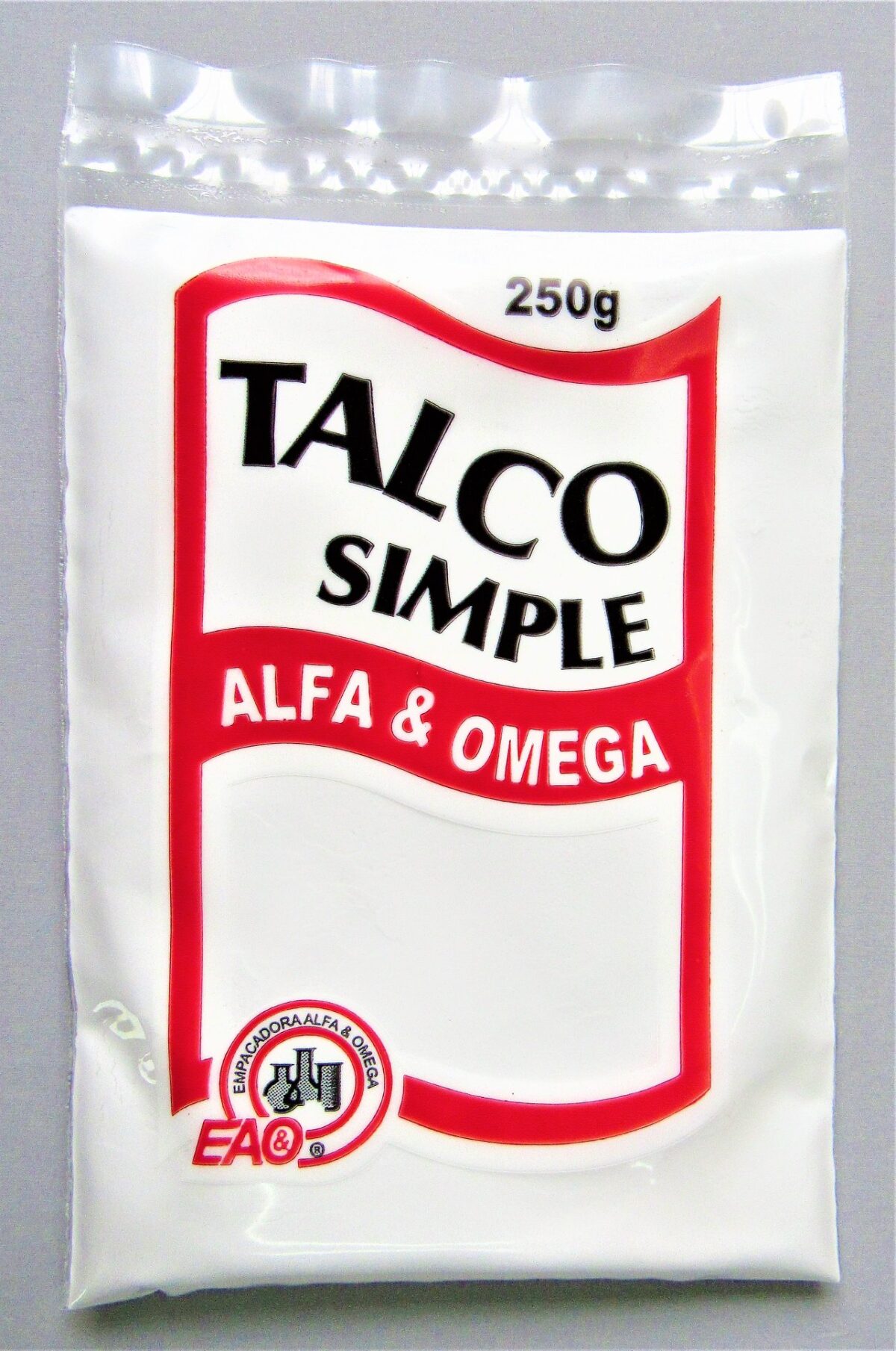 Talco Simple Bolsa con 6 Paquete 250g C/U - Inversiones Morro